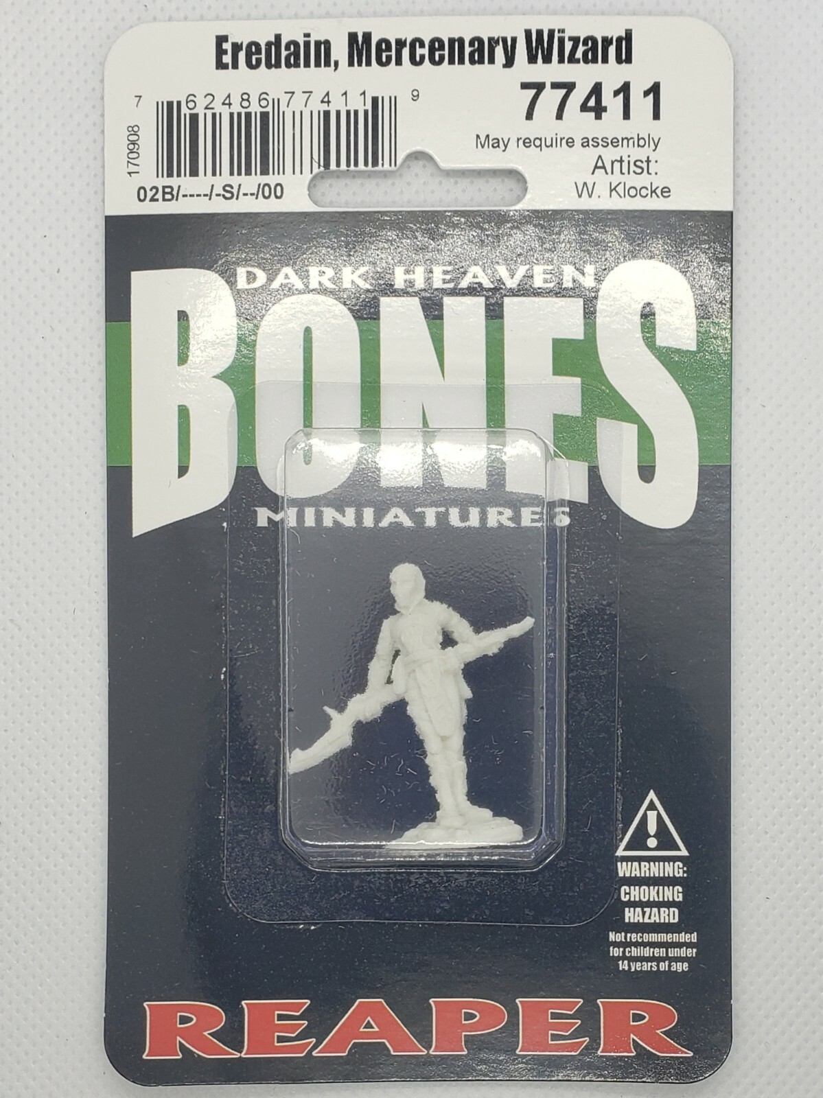Reaper Miniatures - Bones Eredain Mercenary Wizard W3 for sale online ...