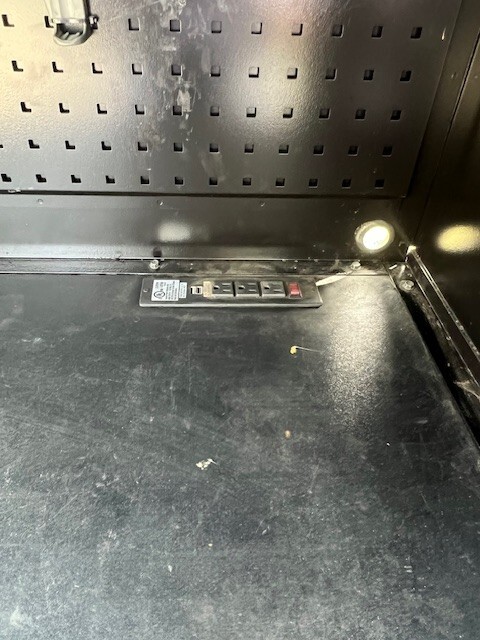 Cornwell 76 ProSeries Matte Black with hutch, locker, and keyless locks ...