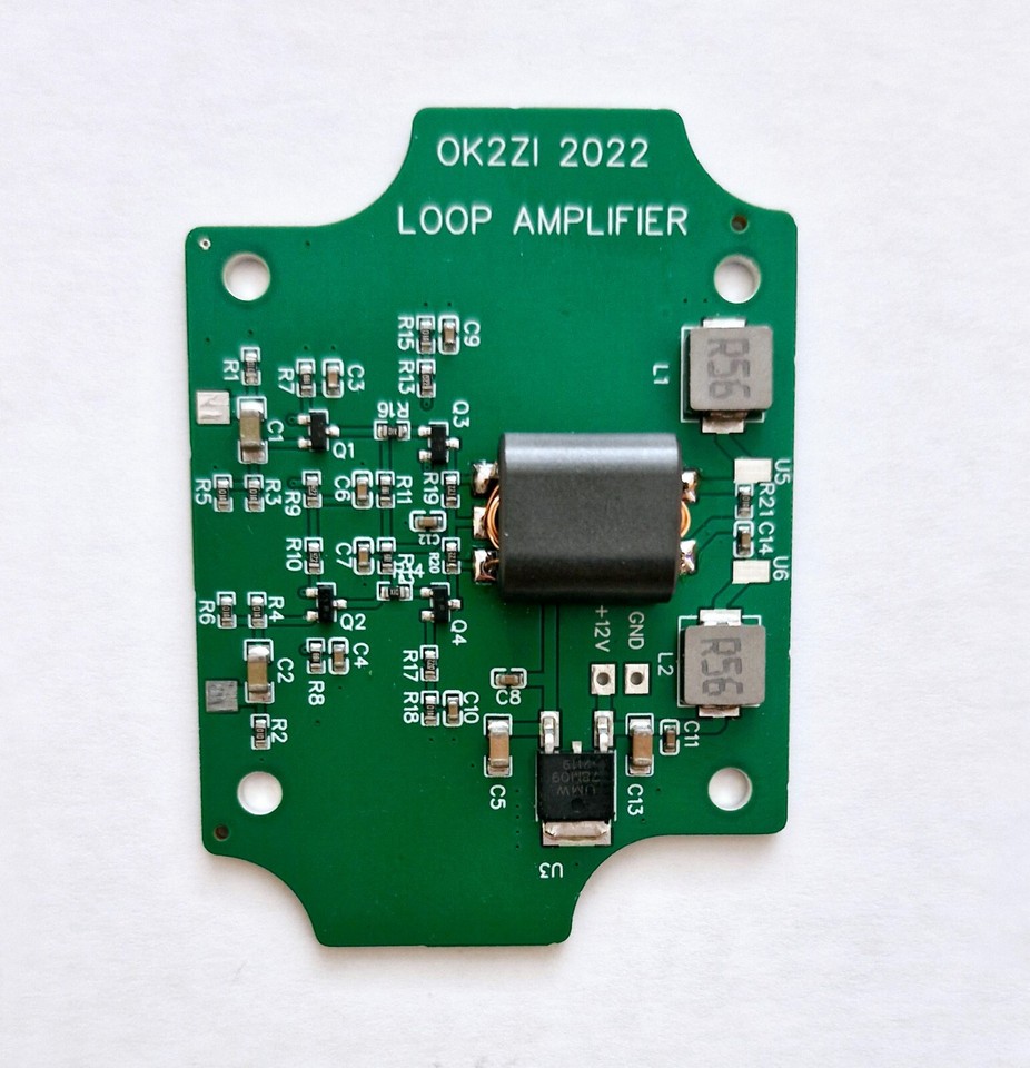 Magnetic loop preamplifier + bias tee kit 50kHz-30MHz RX antenna for ...