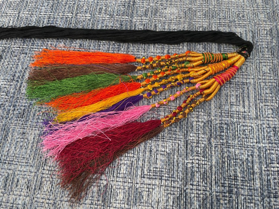Hair Pranda Traditional Multi Color Paranda Hair Accessory Pakistani ...