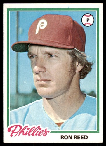 1978 TOPPS RON REED PHILADELPHIA PHILLIES #472 (101) | eBay
