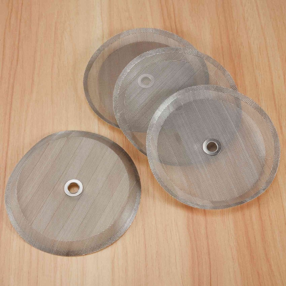 4 Pcs 4 in Stainless Steel Replacement Coffee Mesh,for 1000 Ml ,8 ...