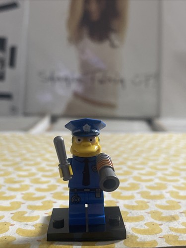 CHIEF WIGGUM LEGO MINIFIG the simpsons springfield police officer ralph ...