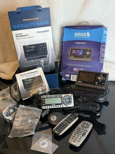 SIRIUS XM SP5 & ST4 SATELLITE RADIO SPORTSTER 5 RADIO & COMPLETE ...