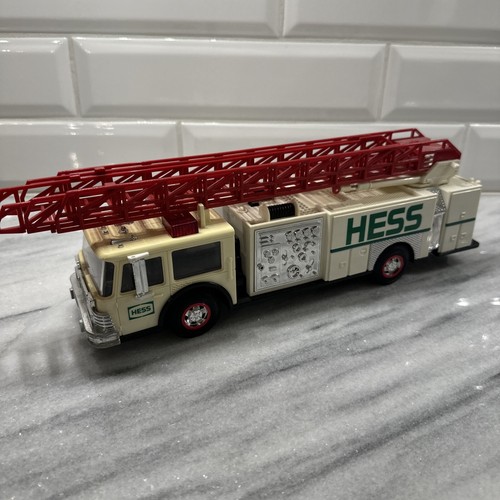 1989 Hess Fire Truck Kids Toy With Bank lights Amerada Tested Works | eBay