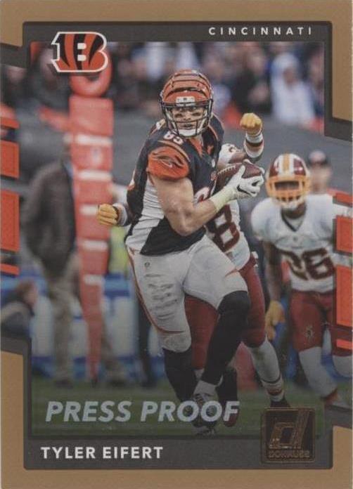 2017 Panini Donruss - Tyler Eifert #221 Press Proof Bronze for sale ...