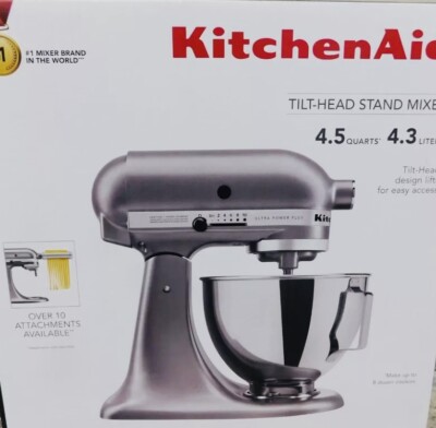 KitchenAid Ultra Power Plus 4.5qt Tilt-Head Stand Mixer Light Silver ...