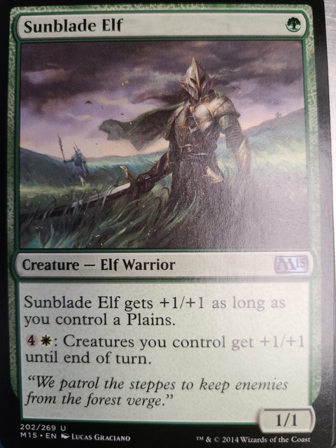 MTG Sunblade Elf Magic 2015 202/269 Regular Uncommon for sale online | eBay