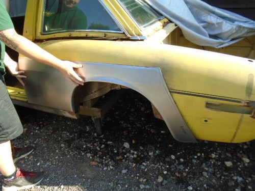 Triumph STAG ** LH REAR WING REPAIR PANEL ** Best quality available ...