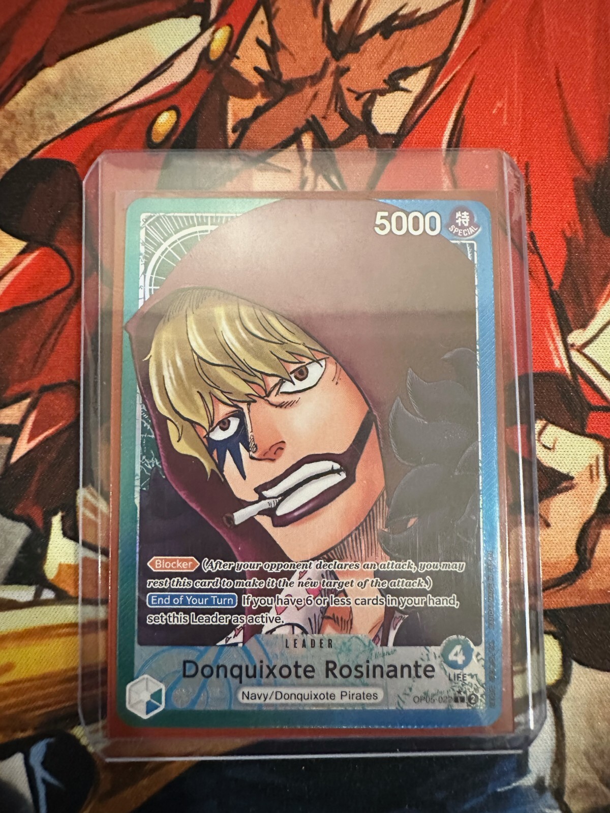 English - Donquixote Rosinante Leader OP05-022 ALT (Alternative Art ...