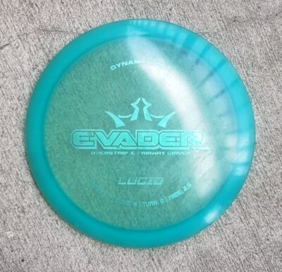 Dynamic Discs Evader Lucid Overstable Fairway Driver 173g Teal Disc ...