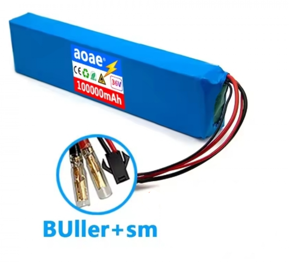 36V 100Ah 10S3P Rechargeable Li-lon Battery Pack For High Power ...