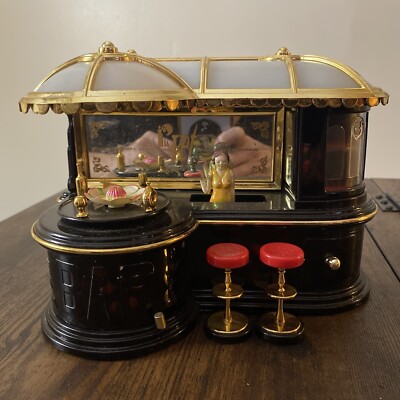 VINTAGE MUSIC BOX BAR CLUB SCENE RARE TESTED WORKS VTG ANTIQUE | eBay