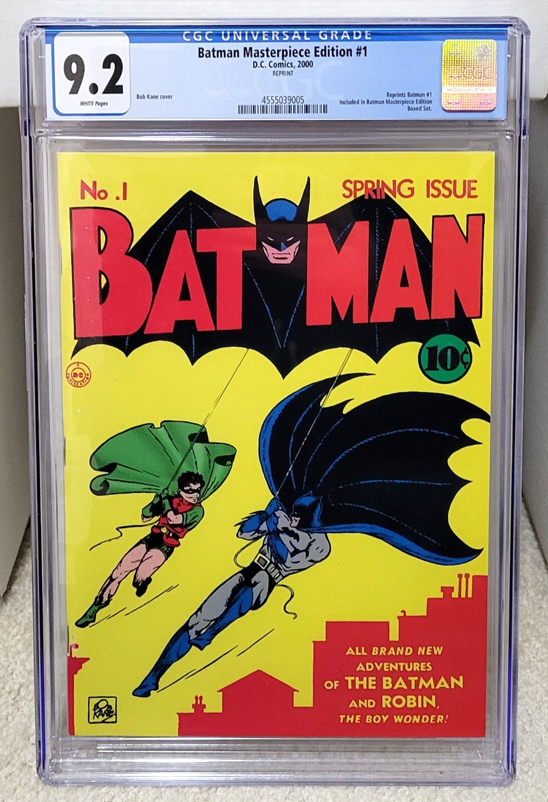 Batman Masterpiece Edition #1 (2000) CGC 9.2 - Reprints Batman #1 DC ...