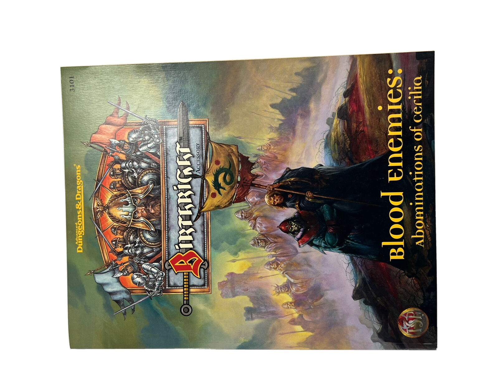 AD&D Blood Enemies: Abominations of Cerilia Birthright w/o Cards 3101 ...