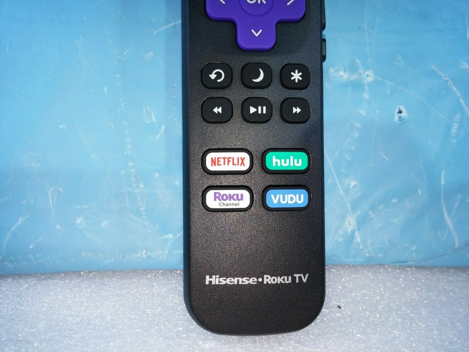 NEW OEM Hisense HU-RCRUS-21G Roku TV Remote Volume Control TV Power ...
