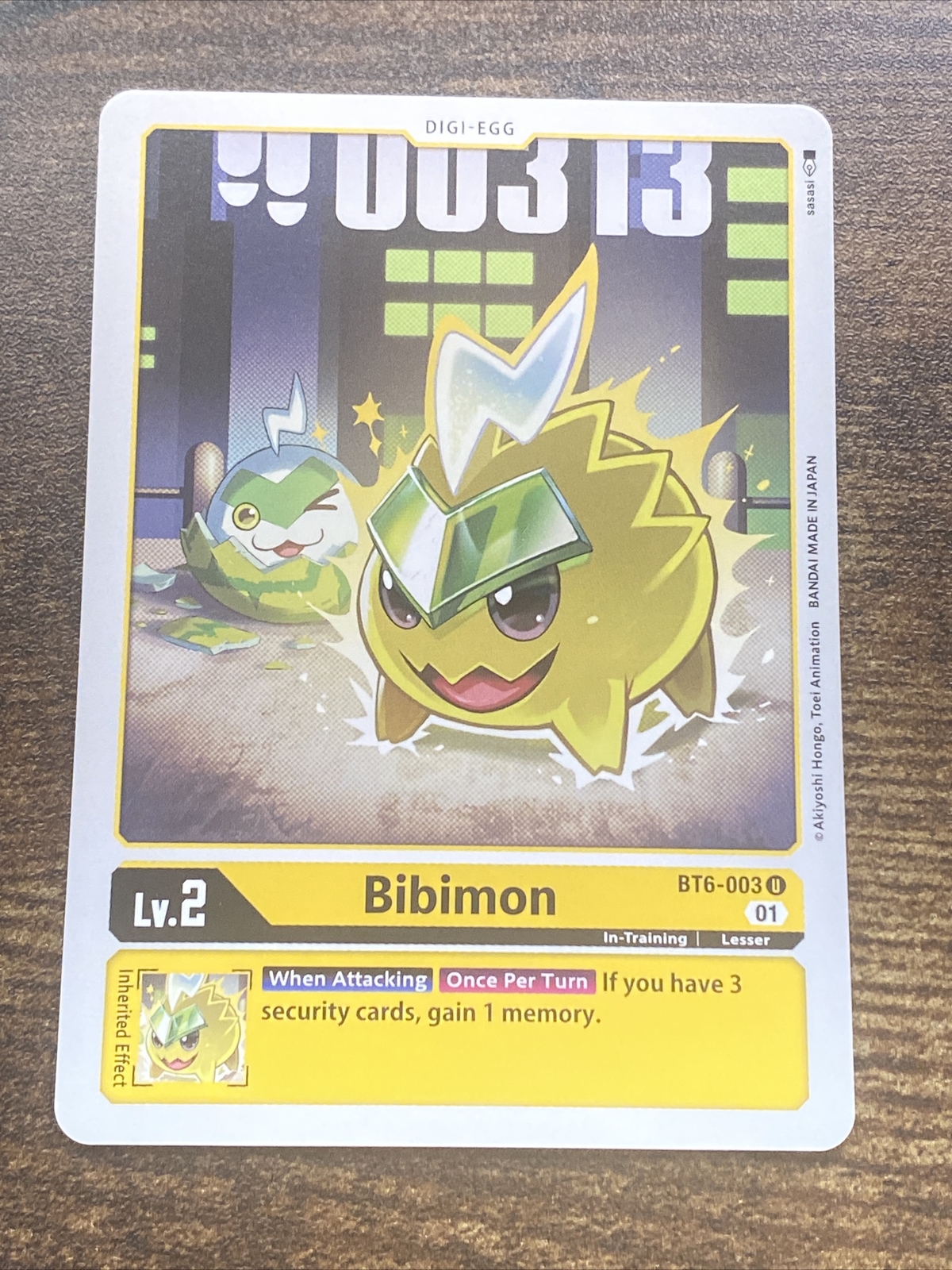 Bibimon BT6-003 U Digimon CCG Double Diamond L4782* | eBay