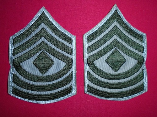 Paire De Usmc Marine 1st Premier Sergent Rang Chevrons Jamais Porté | eBay