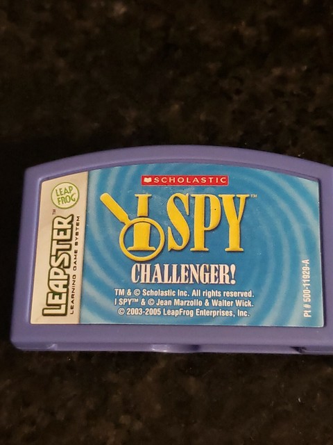 LeapFrog Leapster Game - Scholastic I Spy Challenger Cartridge 2005 for ...