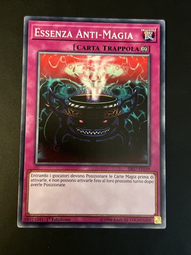 Yu-Gi-Oh Carta Trappola Continua Essenza Anti Magia Staples Near Mint ...