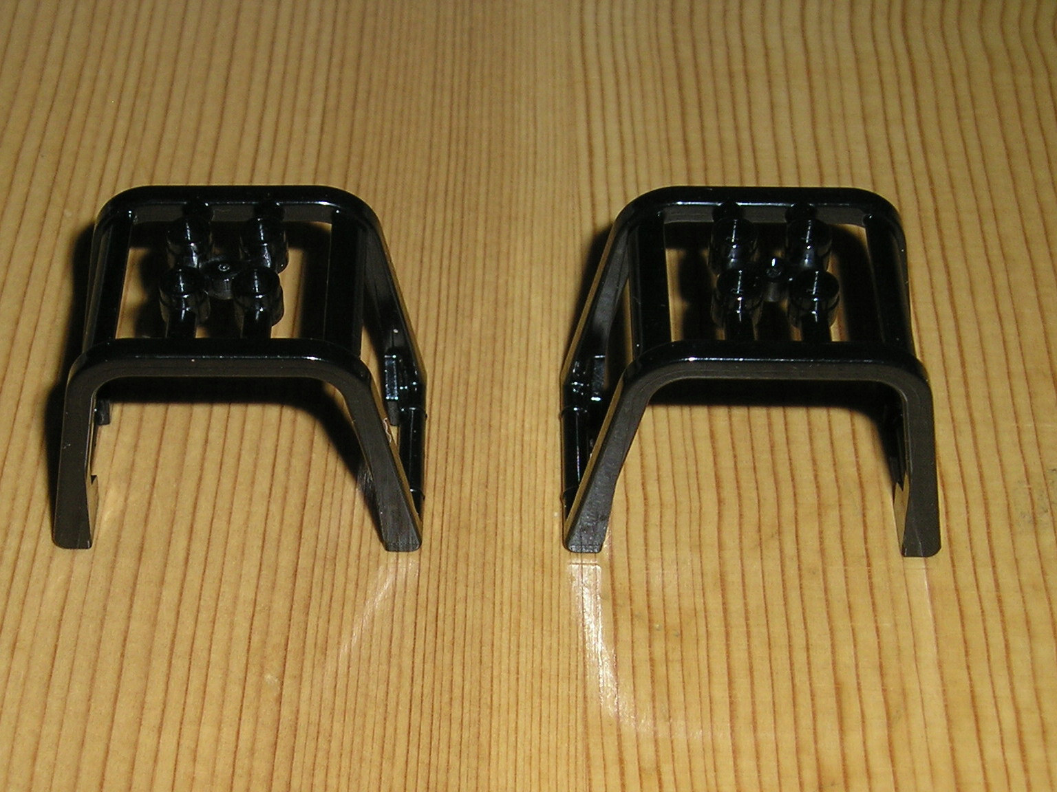 Lego 2x Kabine 6x4x3 1/3 schwarz Überroll Bügel Bagger Gabelstapler ...