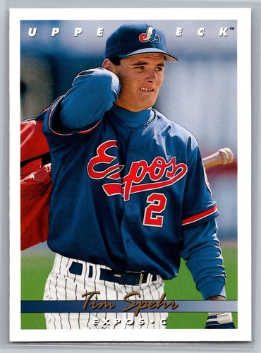 1993 Upper Deck Baseball #669 Tim Spehr Montreal Expos | eBay