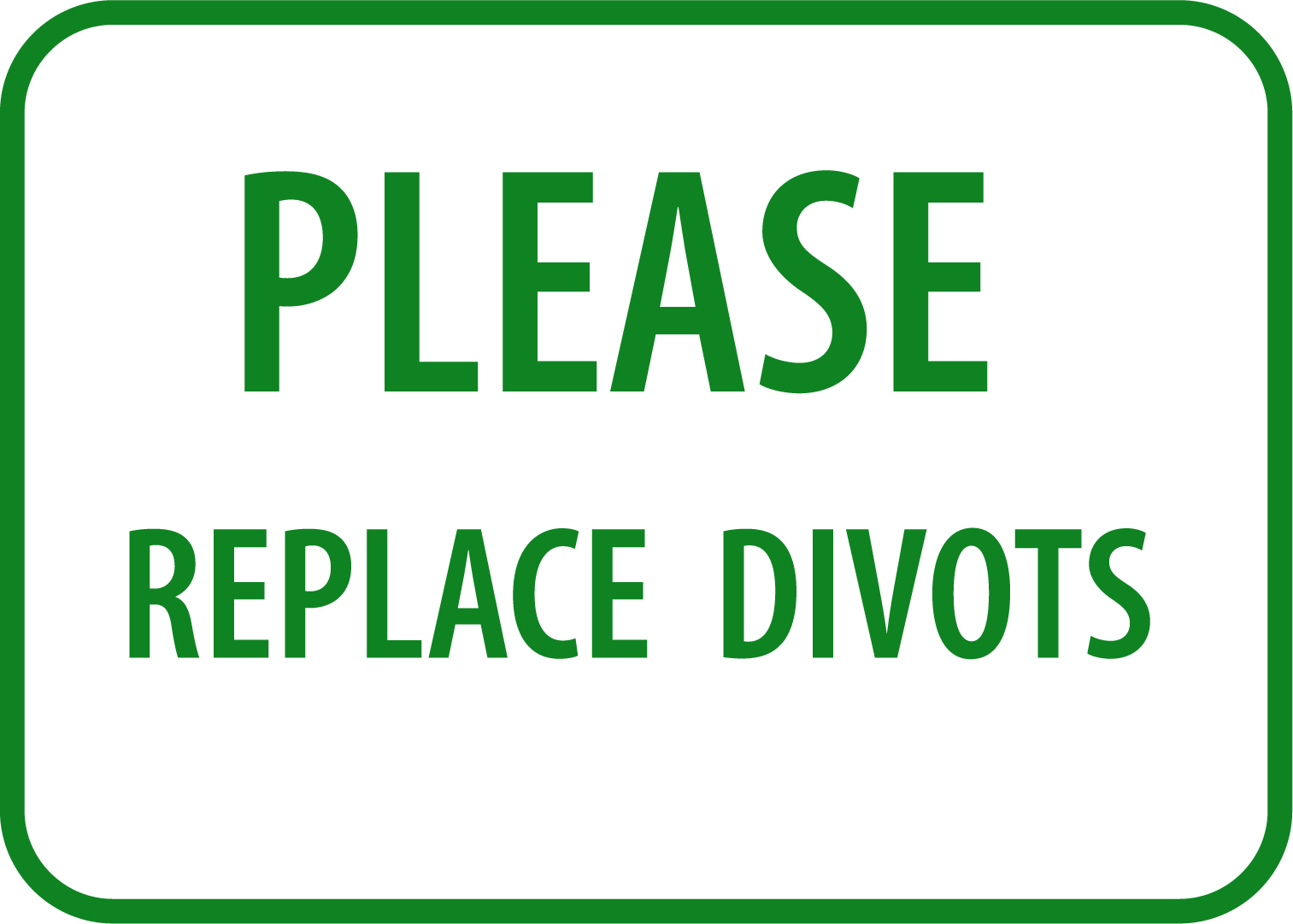 PLEASE REPLACE DIVOTS| Laminated Vinyl Decal Sticker Label | eBay