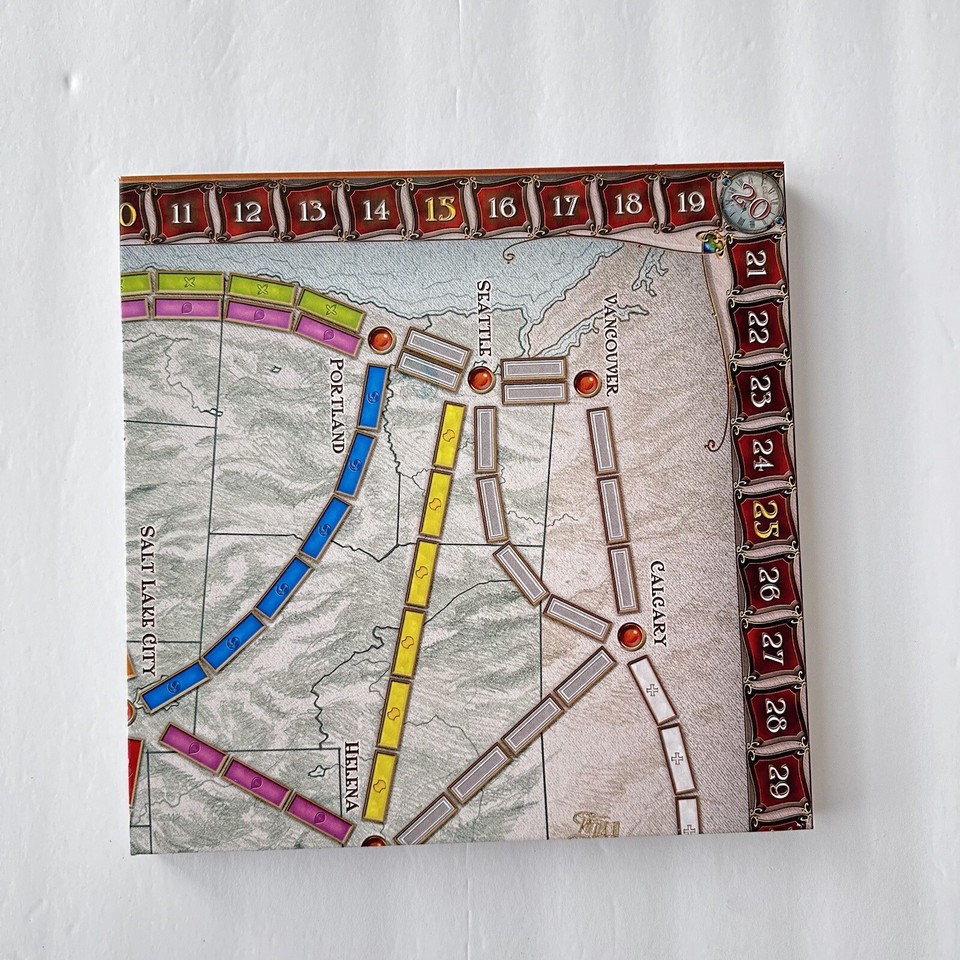 NEW Ticket To Ride | Game Board Train Map | Official Replacement Game ...