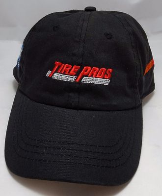 TIRE PROS hat cap black adjustable autozone automotive ipg installed ...