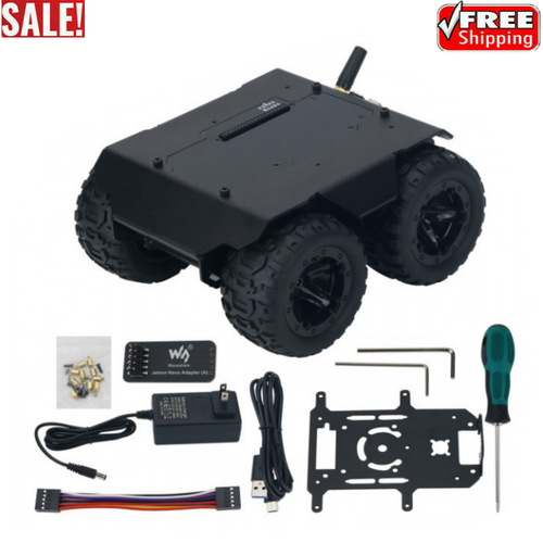 WAVE ROVER Full Metal Robot Chassis Flexible and Expandable 4WD Onboard ...