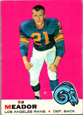 Ed Meador - 1969 Topps Football #56 - Los Angeles Rams | eBay