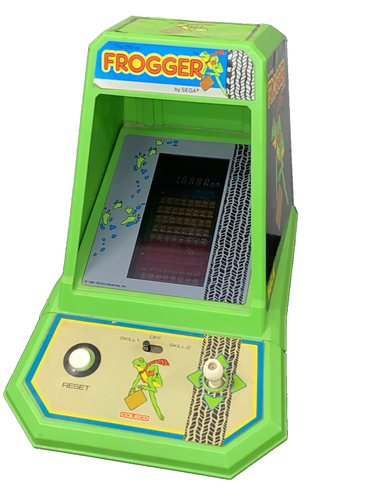 Frogger Vintage 1982 Mini Table Top Arcade Handheld Video Game Sega ...
