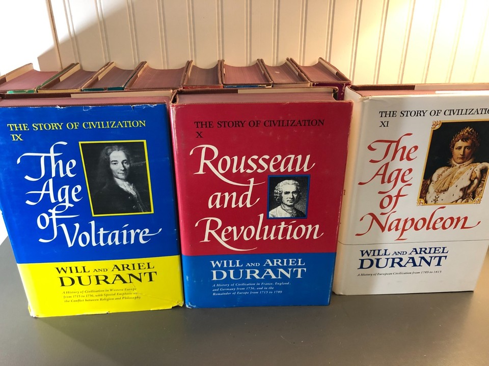 THE STORY OF CIVILIZATION Will & Ariel Durant 11 Volumes Books Complete ...