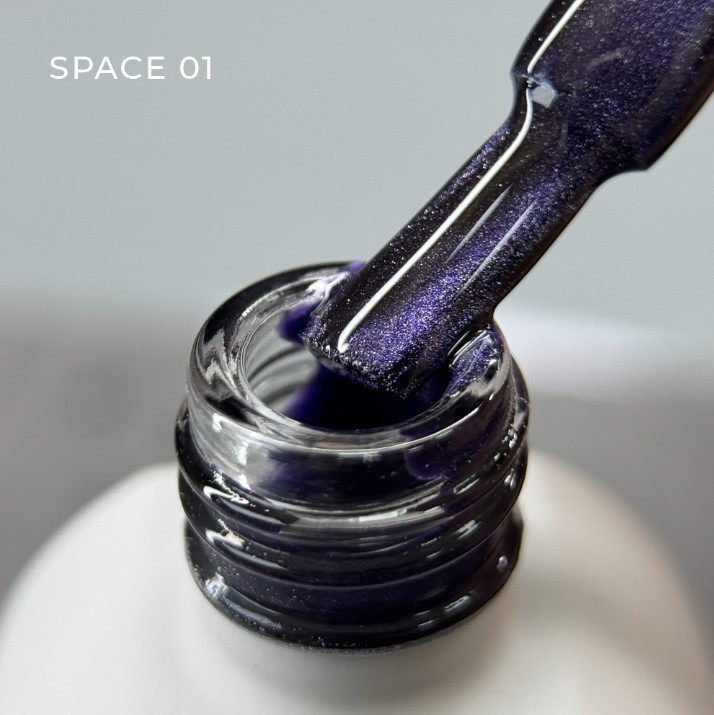 Saga Space Cat Eye Gel Nail Polish Shimmer Galaxy Cat Magnetic Manicure ...