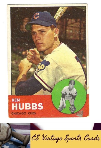 1963 Topps #15 Ken Hubbs | eBay