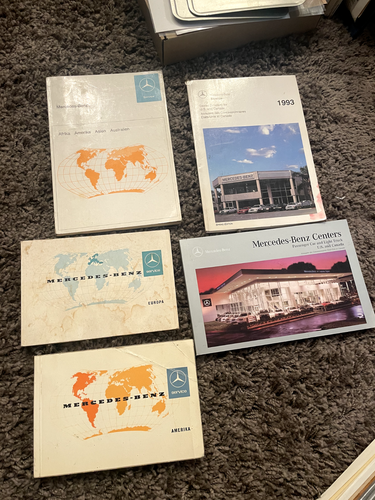 Orignal MERCEDES 60's 70's 90's Dealer Service Directory Lot w109 w108 ...