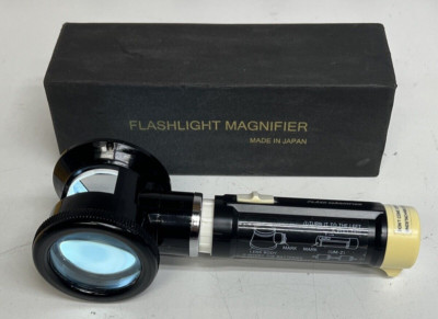 Donegan V980-5 Flashlight Magnifier with 50mm Round Lens. 5X ...