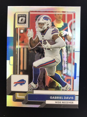 Gabriel Davis Silver Prizm 2022 NFL Optic Football #23 Buffalo Bills | eBay