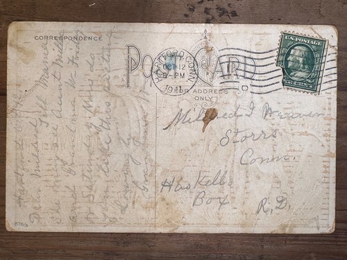 RARE 1911 Benjamin Franklin 1 Cent Green Stamp - AngloAmerica Halloween ...