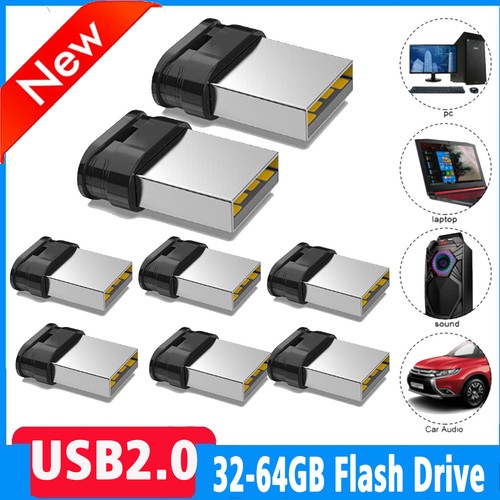 LOT 32GB 64GB Mini USB 2.0 Flash Drive Thumb U Disk Memory Stick Easy ...