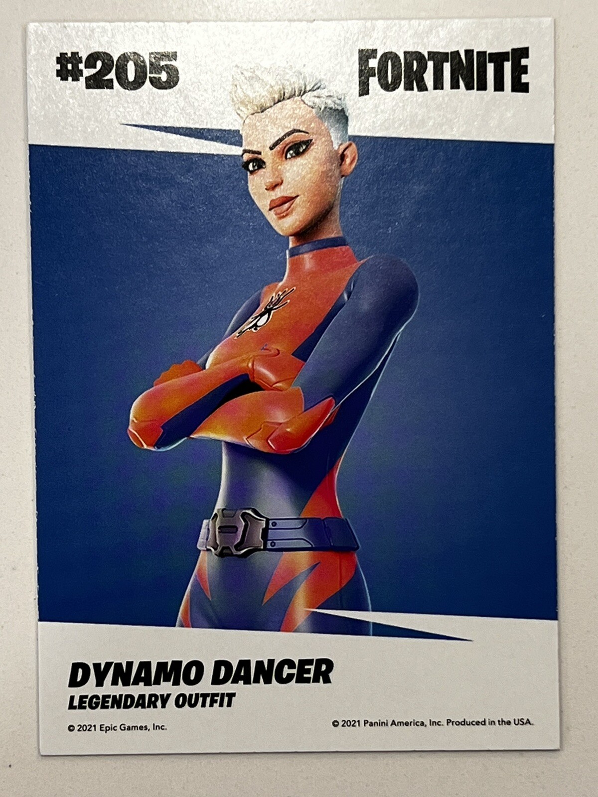 2022 Panini Fortnite Series 3 Legendary Outfit Dynamo Dancer #205 ...
