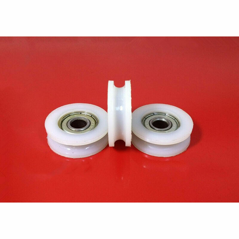 Nylon Pulley Wheels Roller Ball Bearing Wire Guide Roller For Rope U/V ...