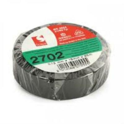Electrical Tape - Scapa 2702 Black 19mm x 33M | eBay UK