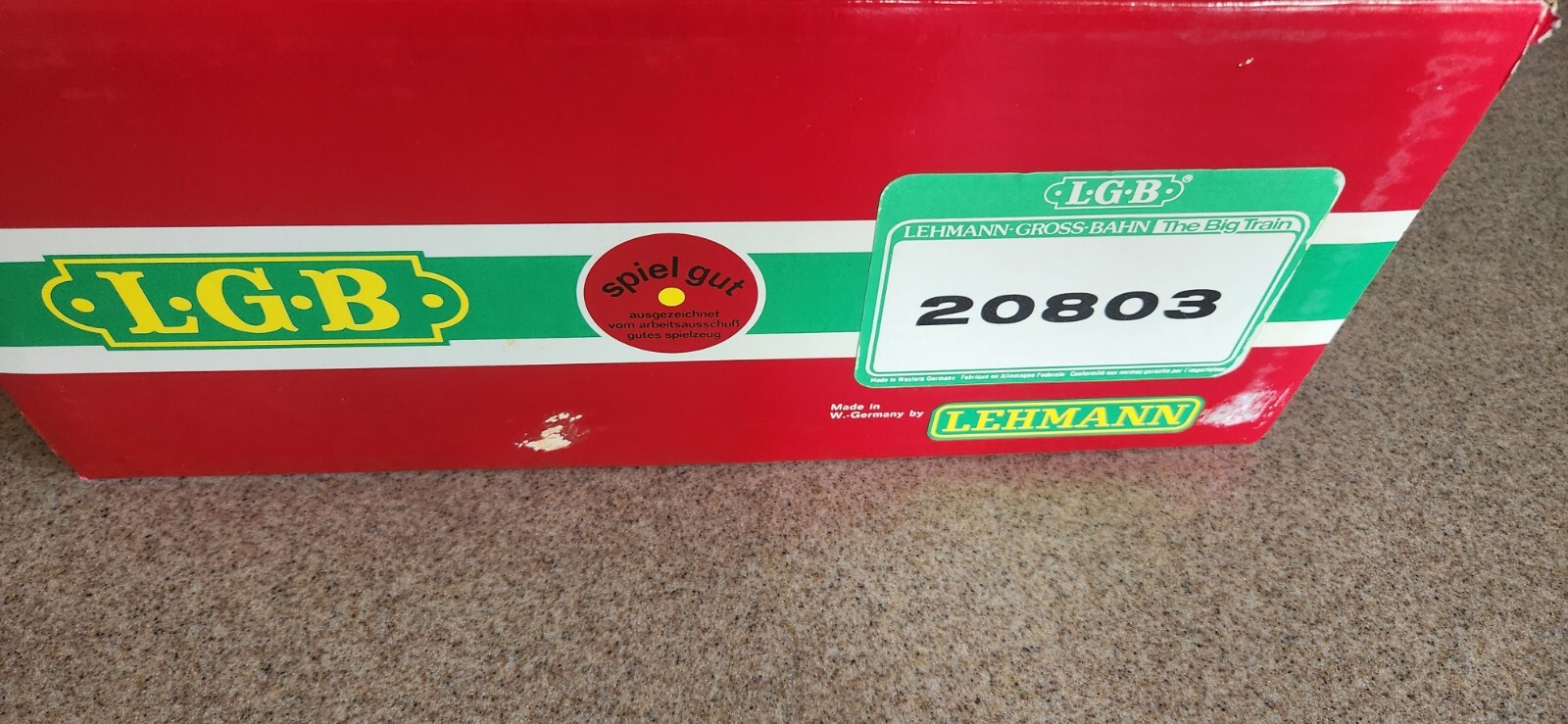 LGB 20803 LEHMANN Made In Germany, Train Set, EXCELLENT CONDITION | eBay