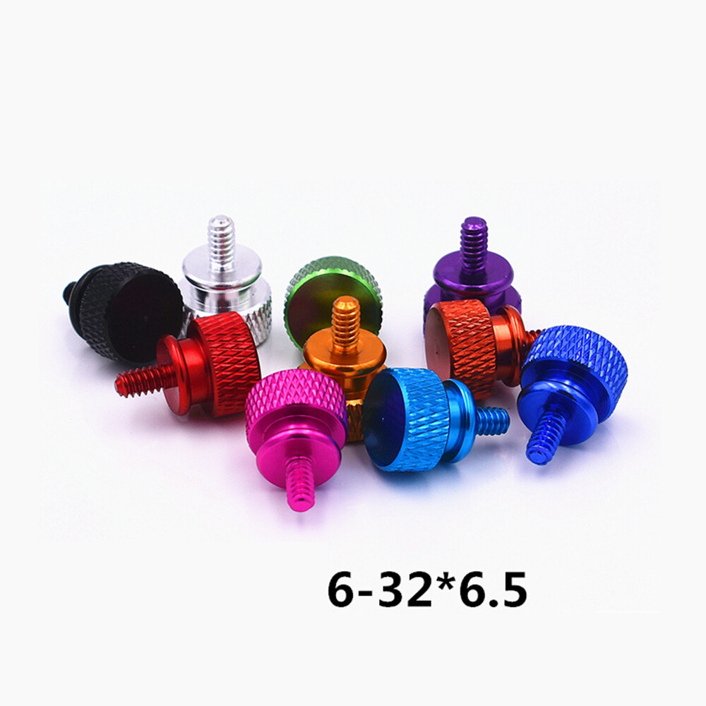 UNC 6#-32 Aluminium Anodised High Head Knurled Thumb Screws For Gopro ...