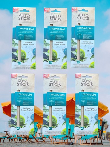 Six 2 Packs Auto Car Sticks Air Freshener Fragrance Diffusers Rain ...