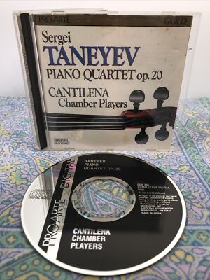 Sergei Taneyev Piano Quartet Op 20 Cantilena Chamber Player (CD, 1981 ...