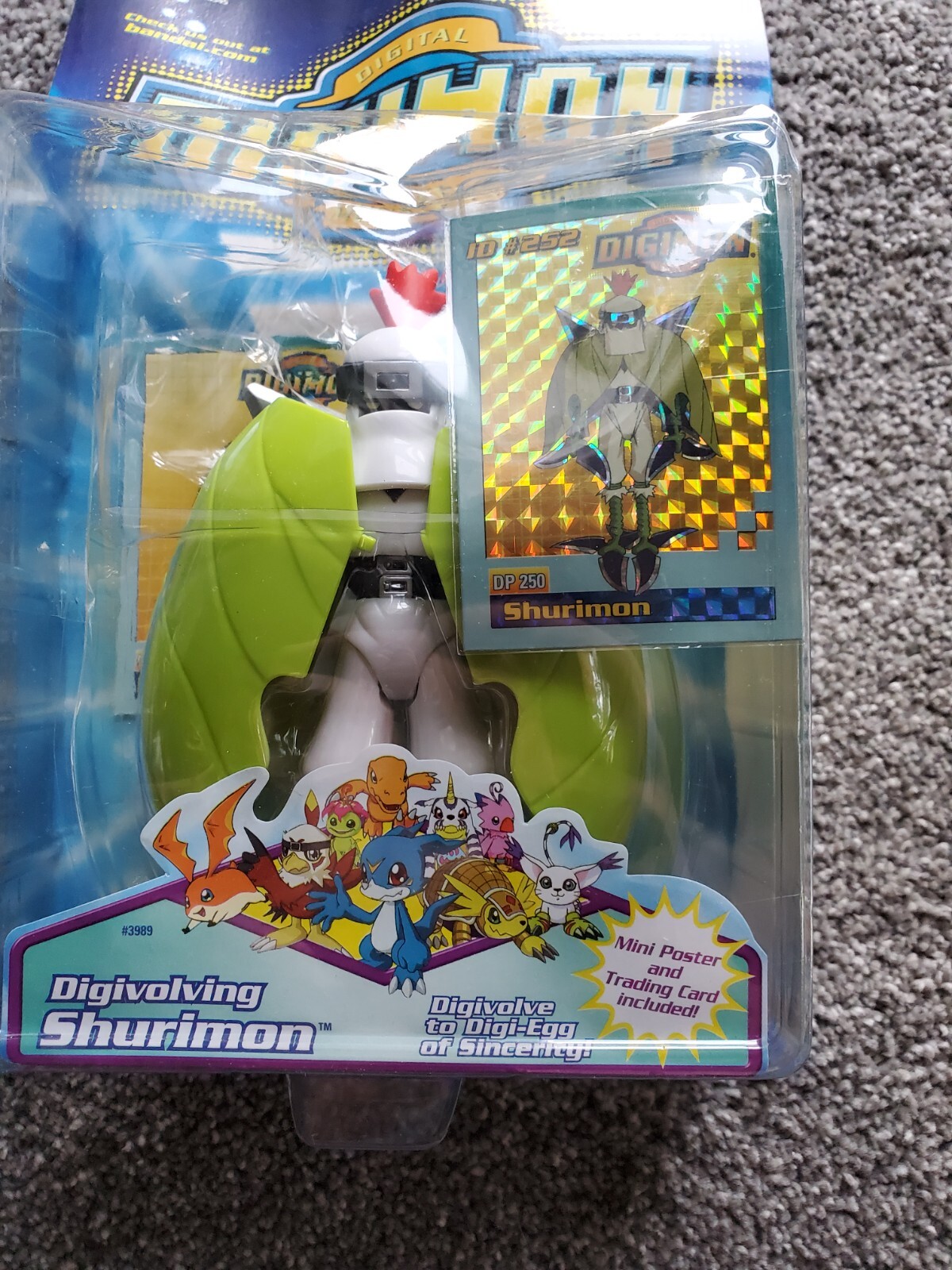 Digimon Digivolving Digmon / Digi-egg of Knowledge Action Figure 2001 ...