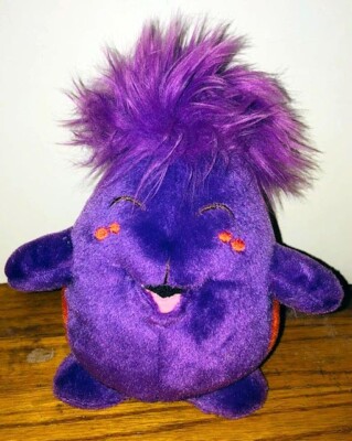 Vintage Neopets Rare Purple Orange Chia Plush Stuffed Animal Limited ...