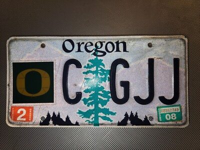 Oregon License Plate - Oregon Ducks - University of Oregon- C GJJ | eBay